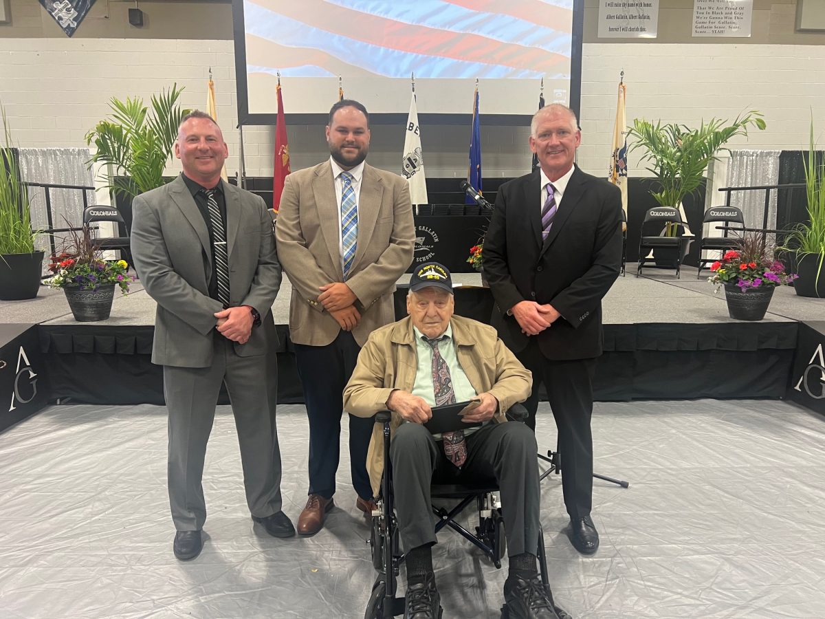 World War II veteran gets diploma from Albert Gallatin - Observer-Reporter